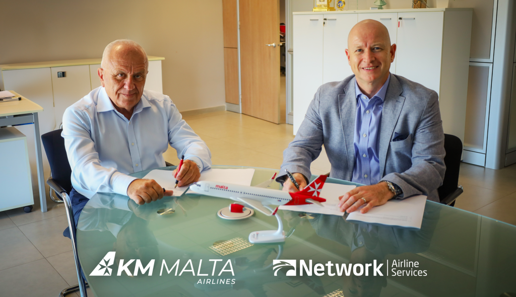 KM Malta Airlines Renews TCM Contract with Network Airline Services